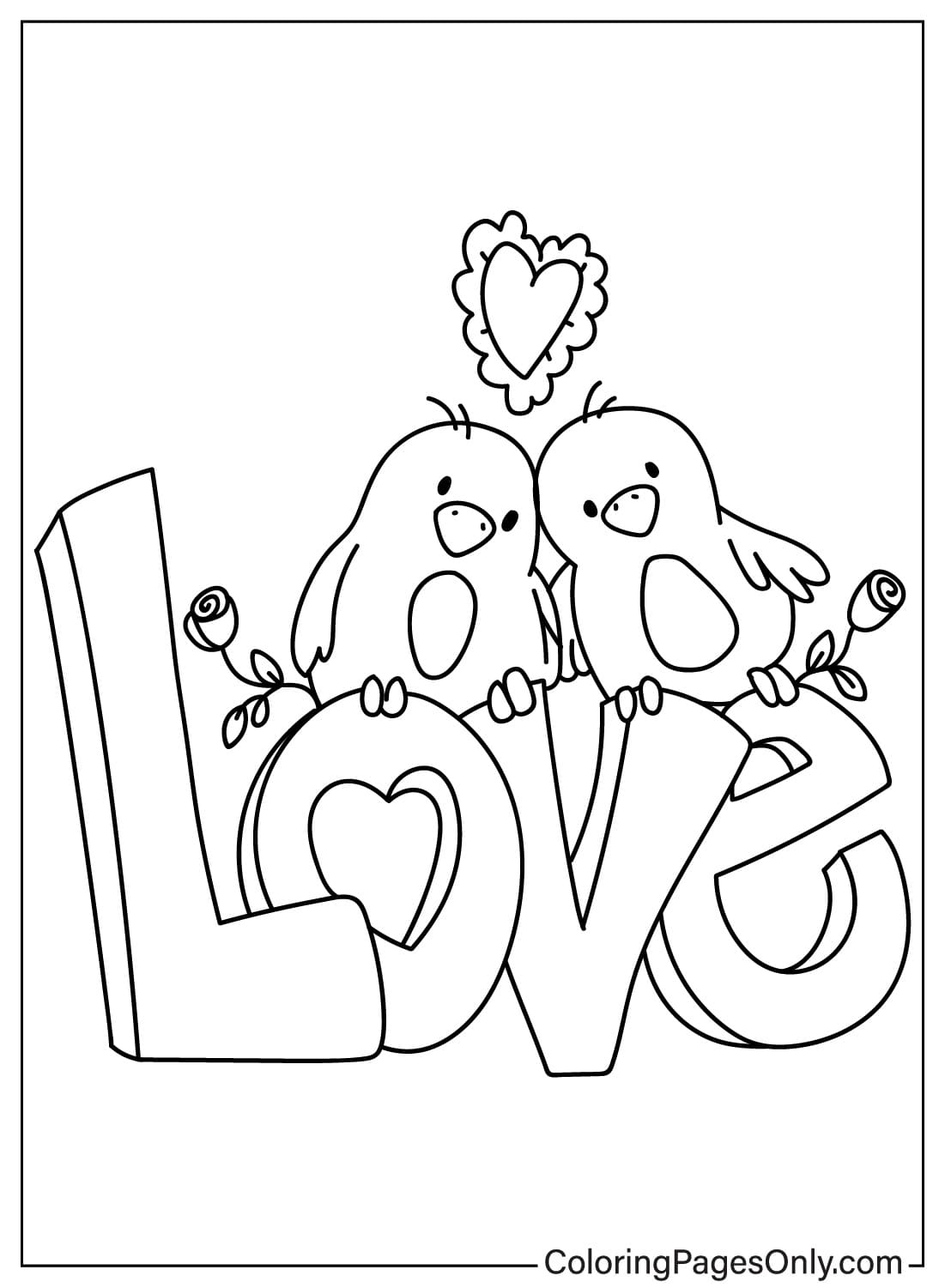 Love Coloring Pictures Love Coloring Pictures