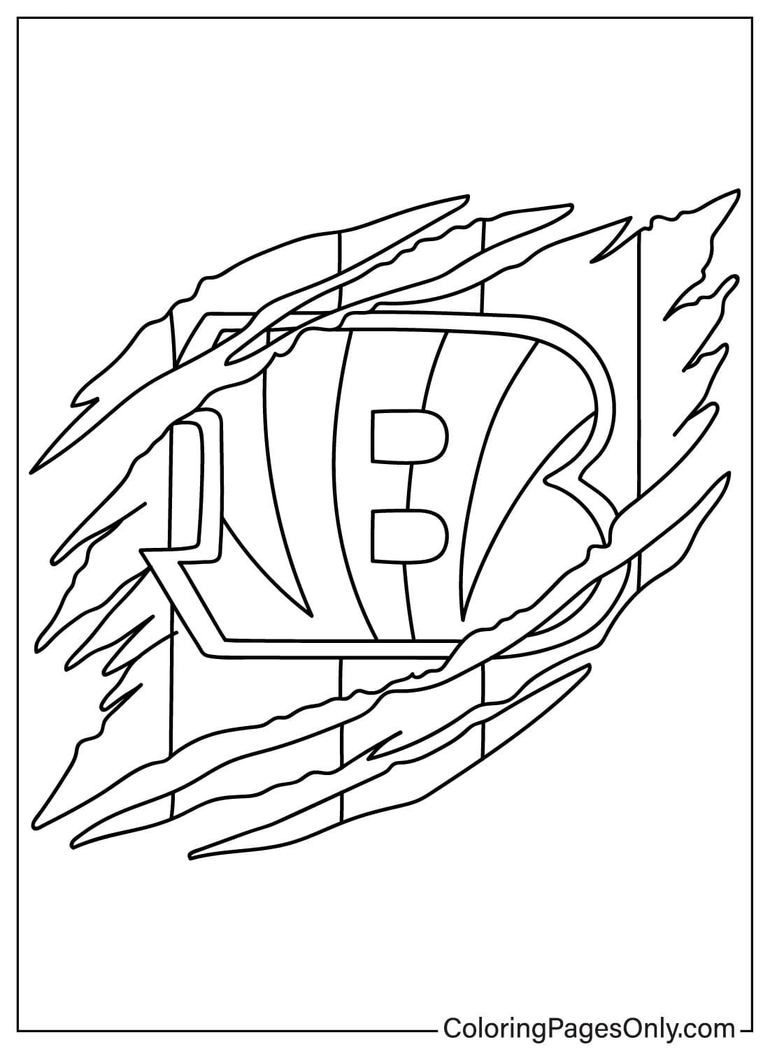 bengals coloring sheet