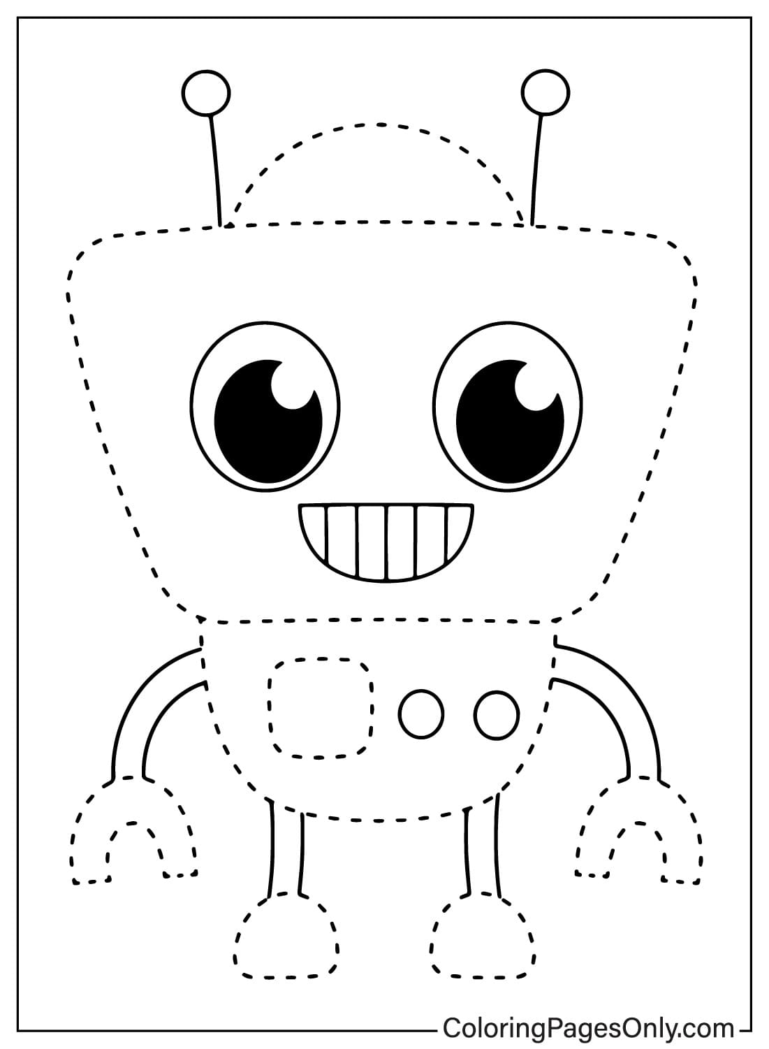 Printable Robot Coloring Pages