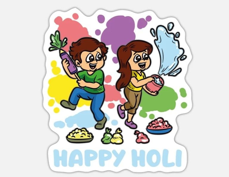 40+ Holi Coloring Pages - Free Printable PDF & Online Coloring