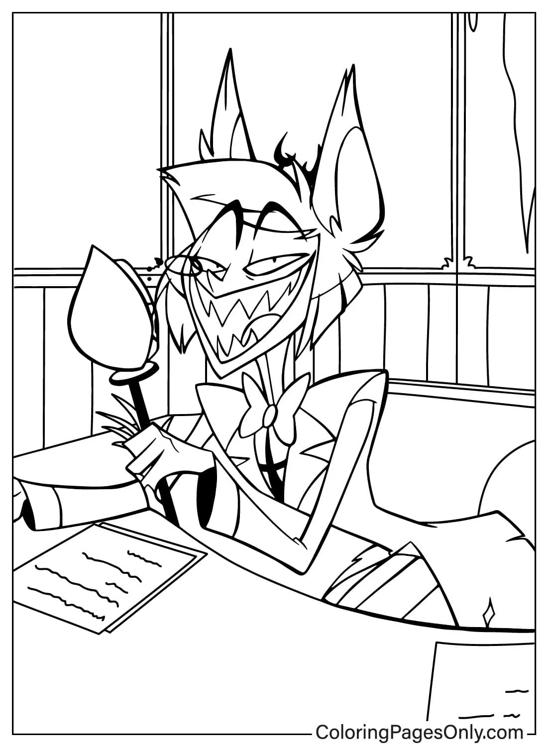 Imprimir dibujo de Alastor para colorear - Dibujos para colorear ...