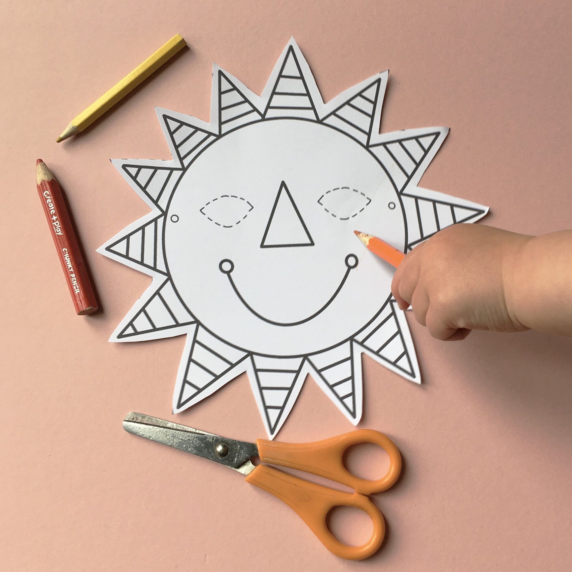 Más de 80 páginas para colorear del Sol: PDF imprimible gratis y para ...