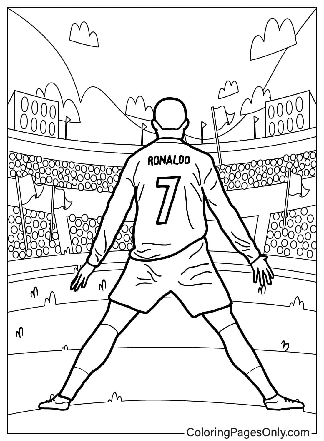 Coloring Pages Ronaldo Real Madrid Drawing Coloring Pages Ronaldo Real Madrid Drawing