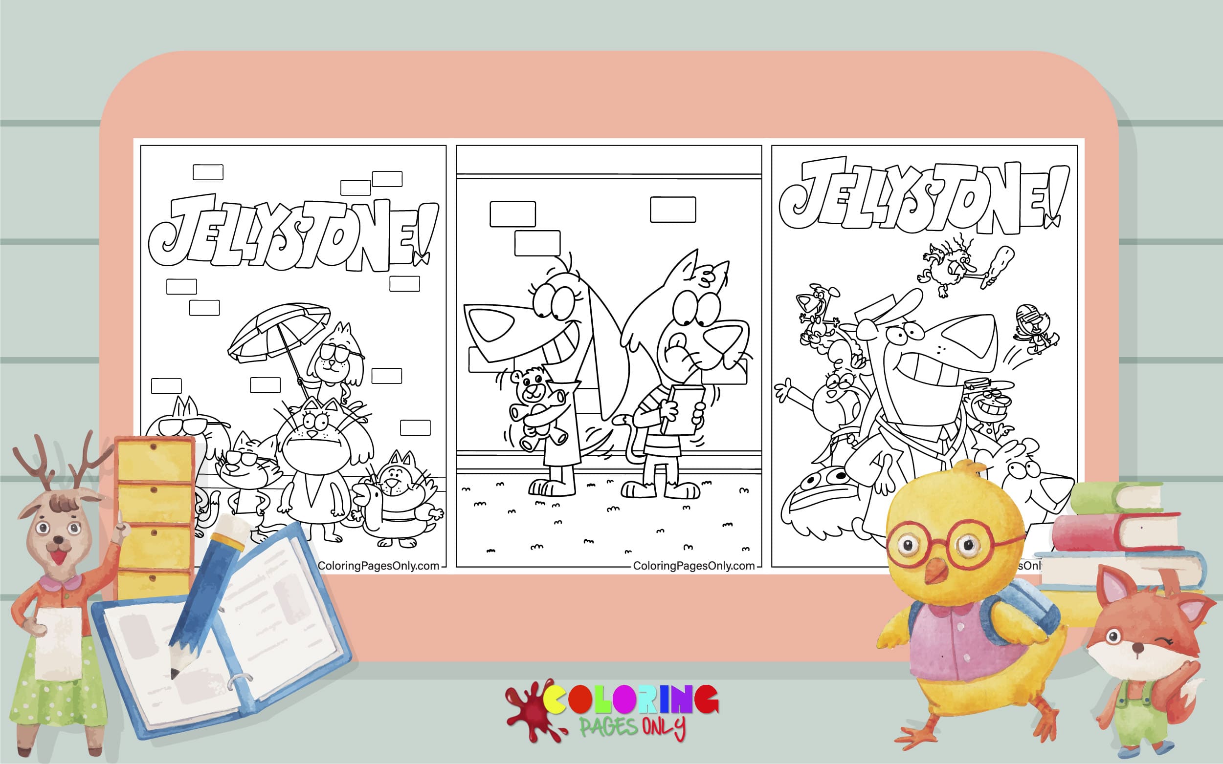 15 Jellystone Coloring Pages - ColoringPagesOnly.com