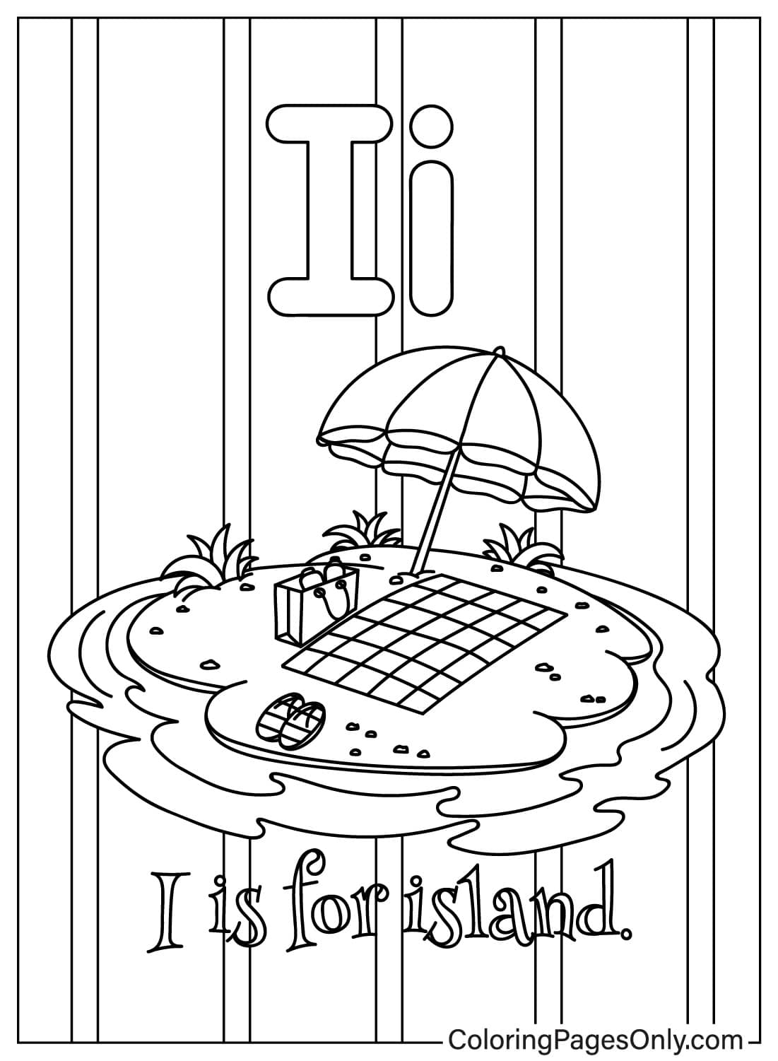 Writing With Letter I Free Printable Coloring Pages Writing With Letter I Free Printable Coloring Pages