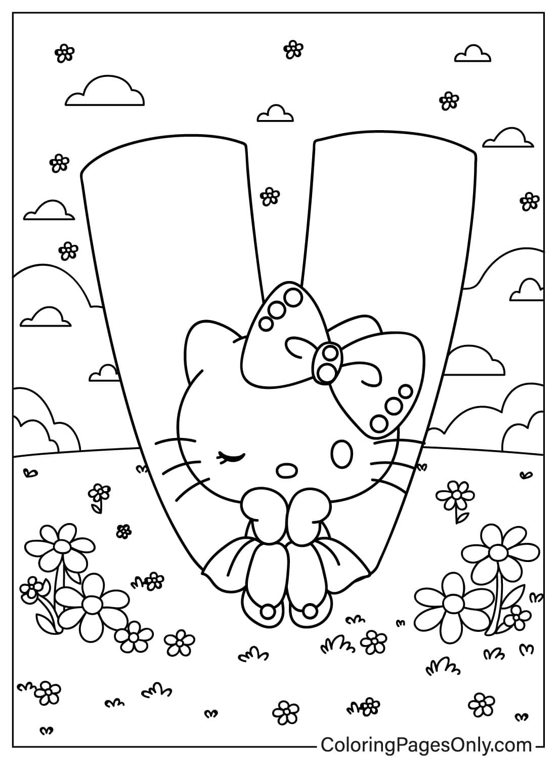 Letter V And Flowers Free Printable Coloring Pages Letter V And Flowers Free Printable Coloring Pages