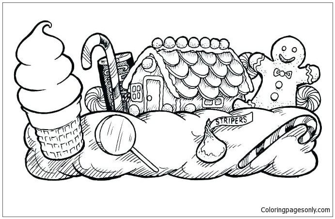 27 Candyland Coloring Pages - ColoringPagesOnly.com