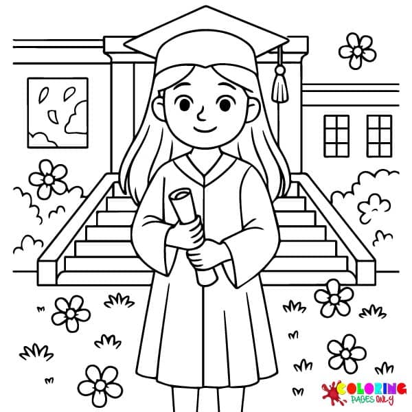 30 Graduation Coloring Pages Free Printable PDF Online Coloring 30 Graduation Coloring Pages Free Printable PDF Online Coloring