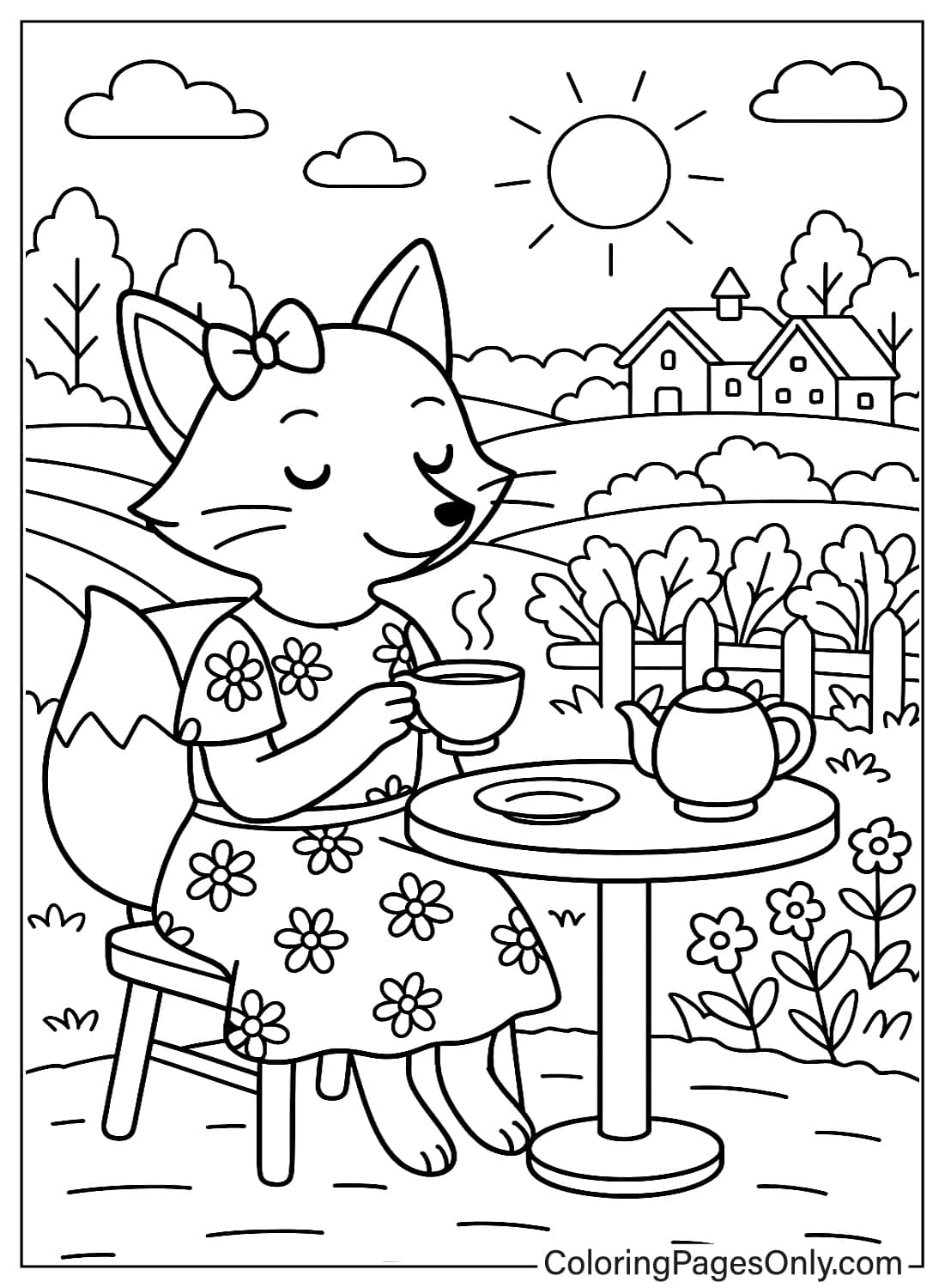 20+ Cottagecore Animals Coloring Pages - Free Printable PDF & Online ...