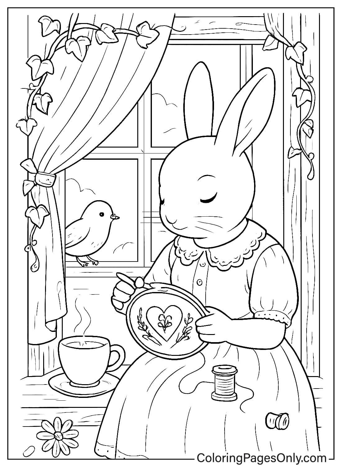 20+ Cottagecore Animals Coloring Pages - Free Printable PDF & Online ...