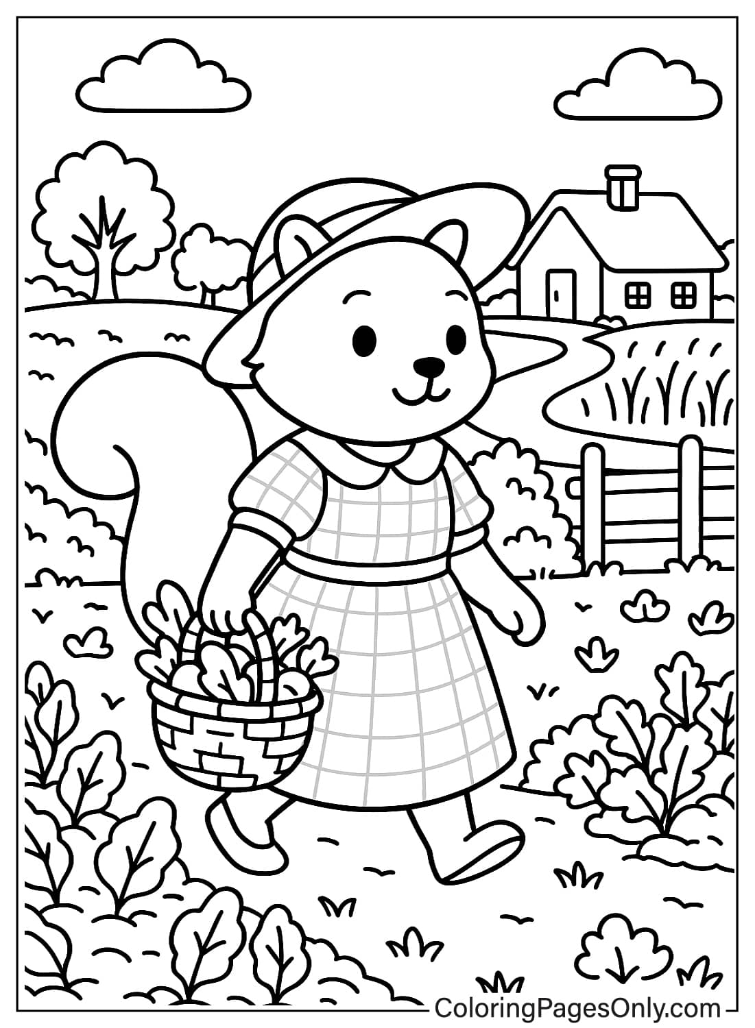 20+ Cottagecore Animals Coloring Pages - Free Printable PDF & Online ...